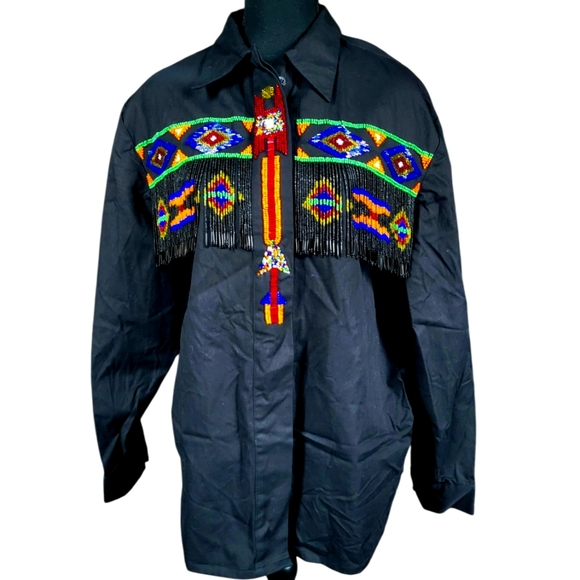 Lew Magram | Tops | Vintage Lew Magram New York Western Shirt Beaded ...